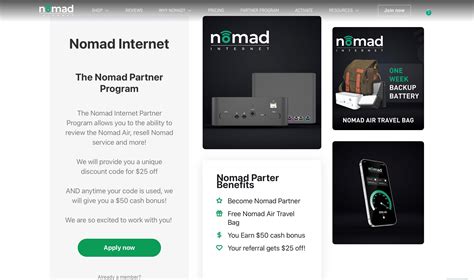 The Nomad Partner Program Nomad Internet