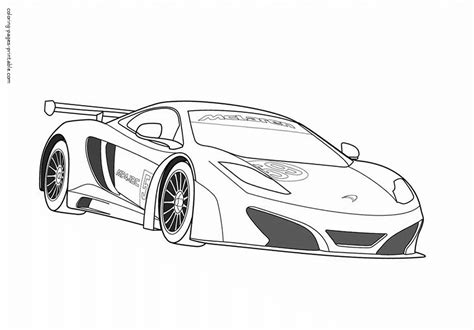 Printable Coloring Pages Of Sports Cars Coloring Home