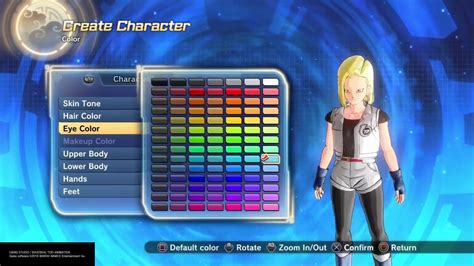 How To Create Android 18 Dragon Ball Super Two Outfits Dragon Ball Xenoverse 2 Youtube