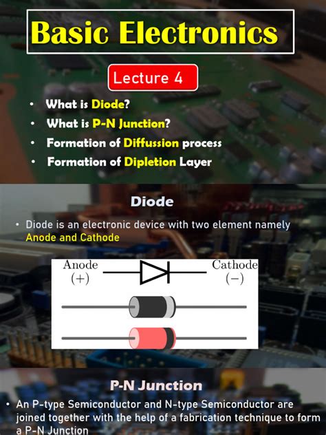 Diode Ppt 1 Pdf