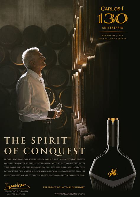 Brandy Carlos I Wine Advertising Wine Poster Graphic Design Ads