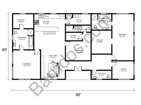 Two Master Bedroom Floor Plans