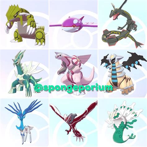 All Legendary Pokemon Shiny