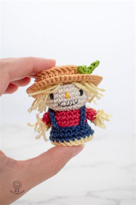 Crochet Mini Scarecrow Amigurumi Free Pattern Crochet Projects Crochet Patterns Halloween