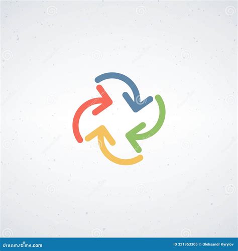 Radial Inward Arrows Shape Icon A Circular Arrangement Of Arrows