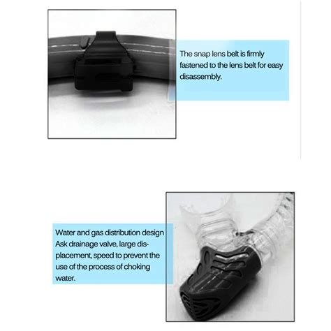 Scuba Diving Mask Sets Silicone Mask Snorkel Anti Vicedeal