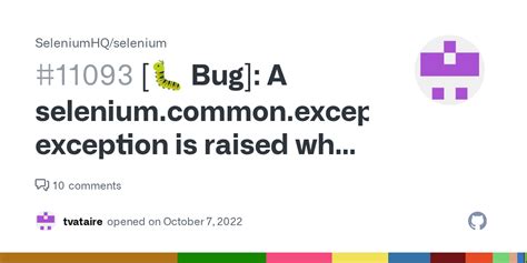 🐛 Bug A Monexceptionsinvalidsessionidexception Exception Is Raised When The