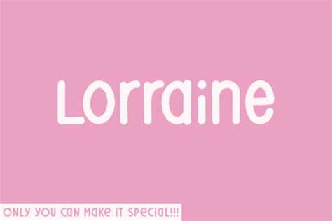 Lorraine Font Digital Font Download