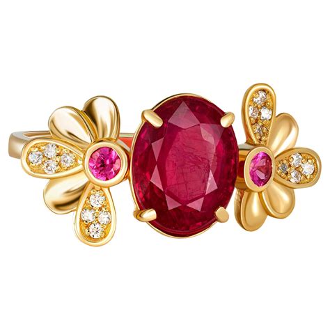 Vca Ruby Diamond Ring For Sale At 1stdibs Diamond Ruby Testimony