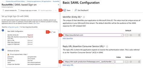 route4me azure saml integration with sso