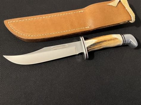 Special Stag Buck Custom Knife 119 S Huntingfighting Pre 1986