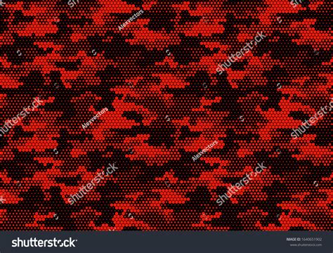 Red Digital Camo Background
