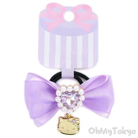 Hello Kitty Hair Tie With Sparkling Beading Oh My Tokyo
