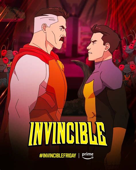 New 'Invincible' Season 2 Poster Shows Mark Confronting His Father