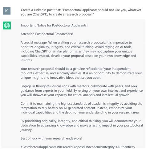 Postdoc Creativity Academicexcellence Research Ai Chatgpt