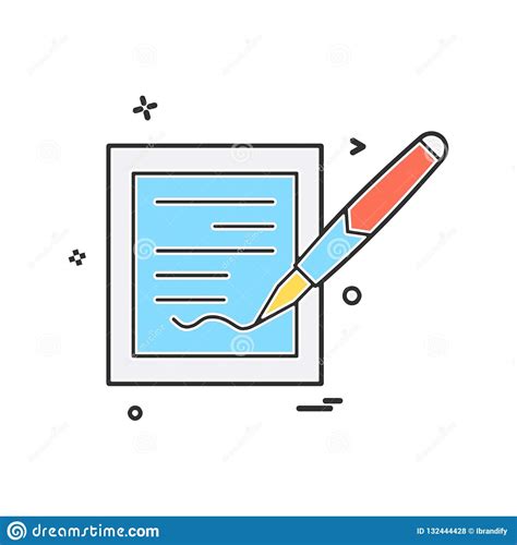 document icon design vector stock vector illustration of document