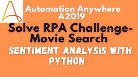 rpa challenge movie search solution sentiment analysis with python