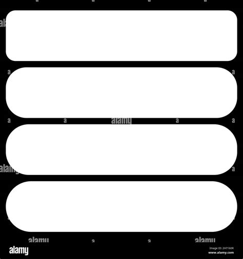 simple geometric button banner plaque shape design element vector