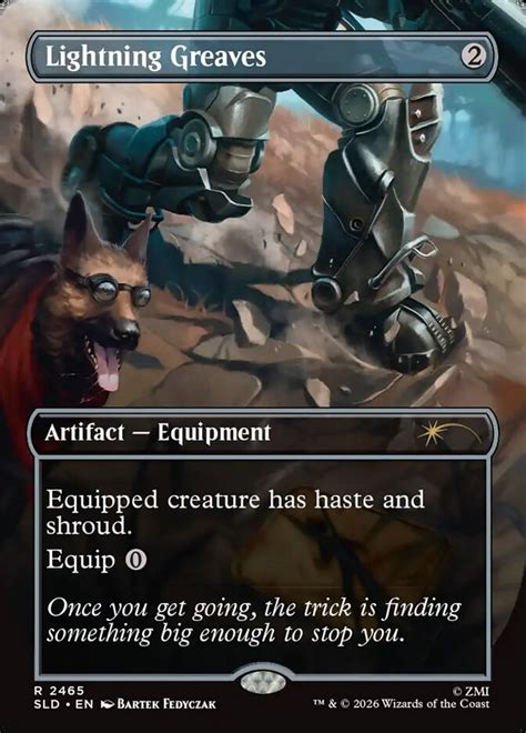 Lightning Greaves · Secret Lair Drop Sld 2465 · Scryfall Magic The