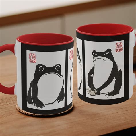 Frog Mug Unimpressed Frog Coffee Mug Funny Grumpy Frog Ts Frog