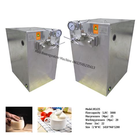 High Pressure Homogenizer Machine For Milk Pasteurizer And Homogenizer