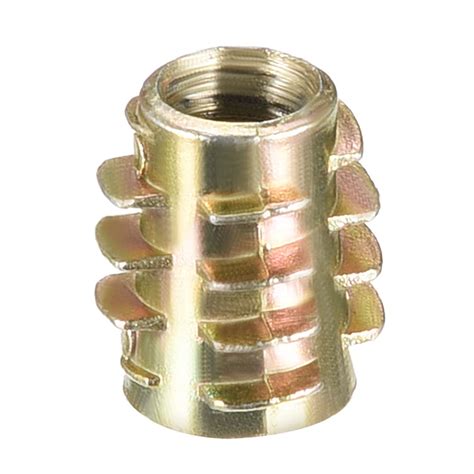 Per Legno Dadi Filettati Legno 50 Dadi Esagonali M5×10mm Lega Zinco