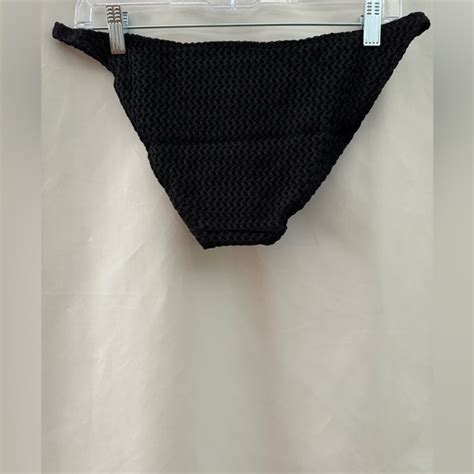 Andie Swim Andie Swim The Tropez Crochet Bottom Black Xl Poshmark