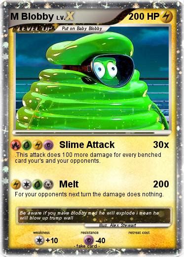Pokémon M Blobby Slime Attack My Pokemon Card