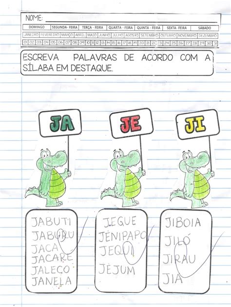 Atividade Jacaré Educação Infantil Retoedu