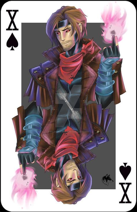 Gambit Cards Wallpapers Deviantart Wallpaper Cave