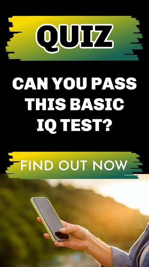 Can You Pass This Basic Iq Test Artofit