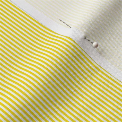 Fs Gold And White Thin Stripe Fabric Spoonflower