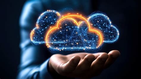 Cloud Technology Computing Concept Stock Image Image Of Binary Cyber 371884977