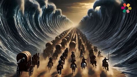 Parshat Beshalach The Weekly Parsha Story Illustrated By Ai