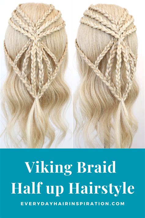 Viking Braid Tutorial Learn How To Create A Stylish Braided Half Up