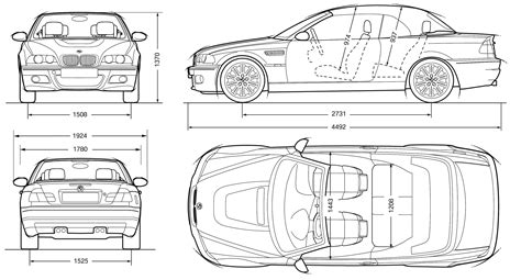Bmw M3 E46 2007 Blueprint Download Free Blueprint For 3d Modeling