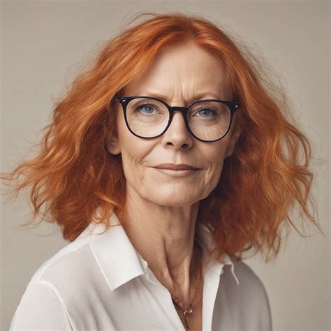 No Blouse White String Blonde Red Hair Glasses By Rushaquartz On
