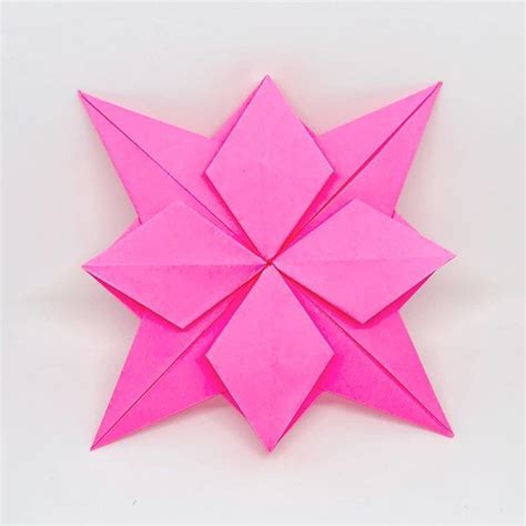 Origami Sakura Star Tutorial Designed By Ali Bahmani