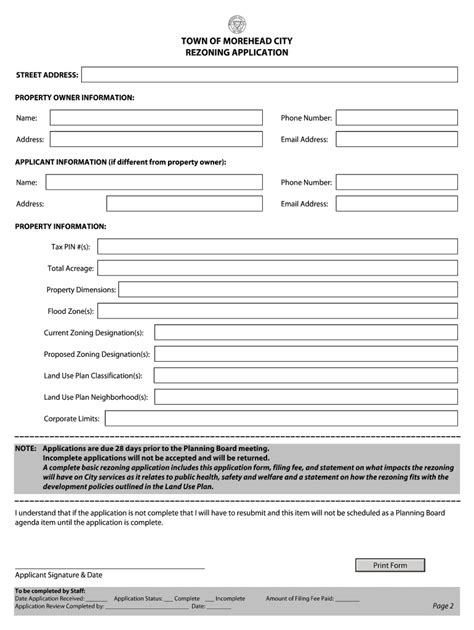 Process For Zoning Ordinance Text And Map Amendment Form Fill Out And
