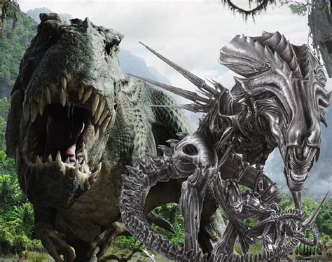 Vastatosaurus Rex Vs The Xenomorph Queen By Sonichedgehog2 On Deviantart