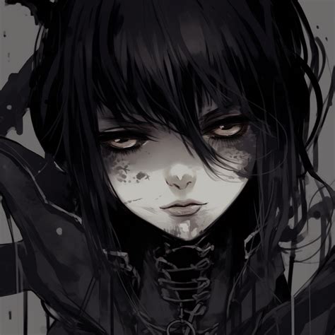 Goth Anime Girl Visuals Goth Anime Girl Pfp Pfp Hero