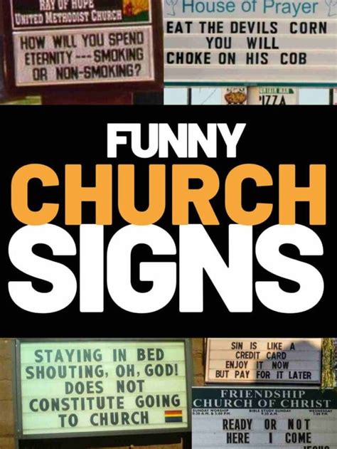 75 Funny Church Sign Sayings Proving God Created Humor