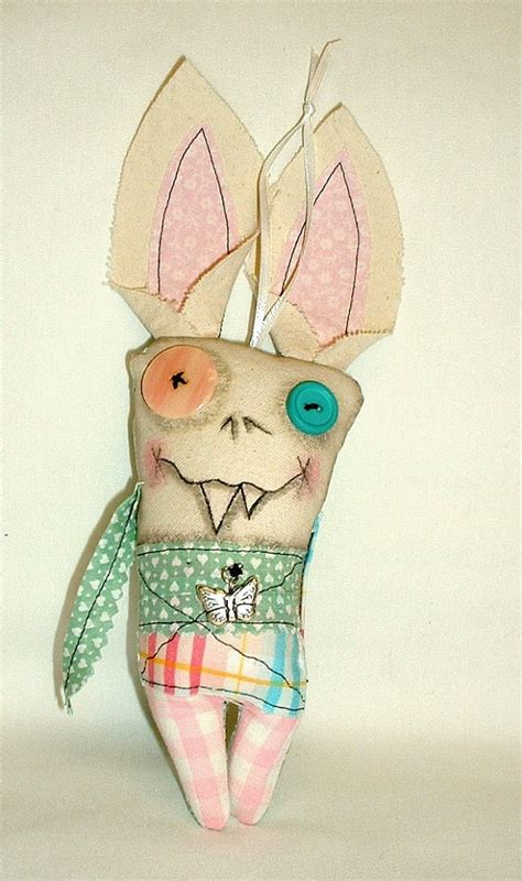 Mini Easter Bunny Rabbit Monster Doll Monster Dolls Art Dolls