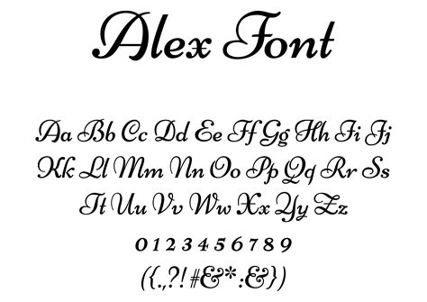 Cursive Alex
