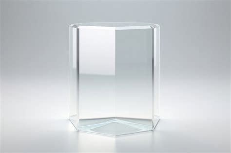 Rectangle Glass Vase White Background Free Photo Illustration Rawpixel