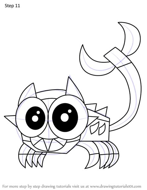 How To Draw Scorpi From Mixels Mixels Step By Step