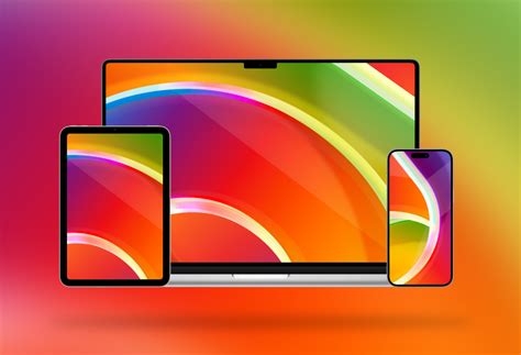 Colorful “glassy” Wallpapers