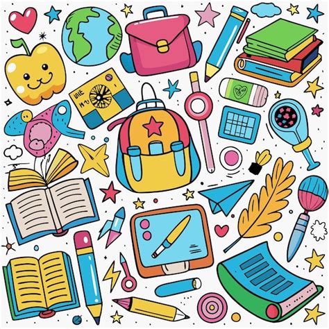 Premium Vector Back To School Doodles