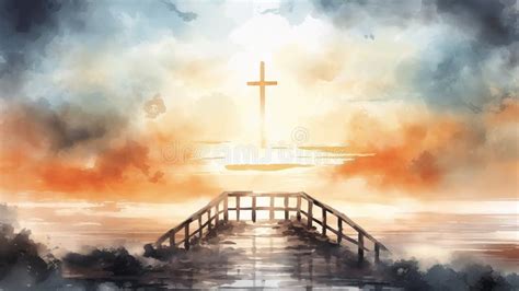 Cross As Bridge Stock Illustrations 225 Cross As Bridge Stock