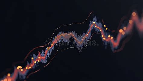 Dynamic Candlestick Chart Showing Uptrend And Downtrend Markets In